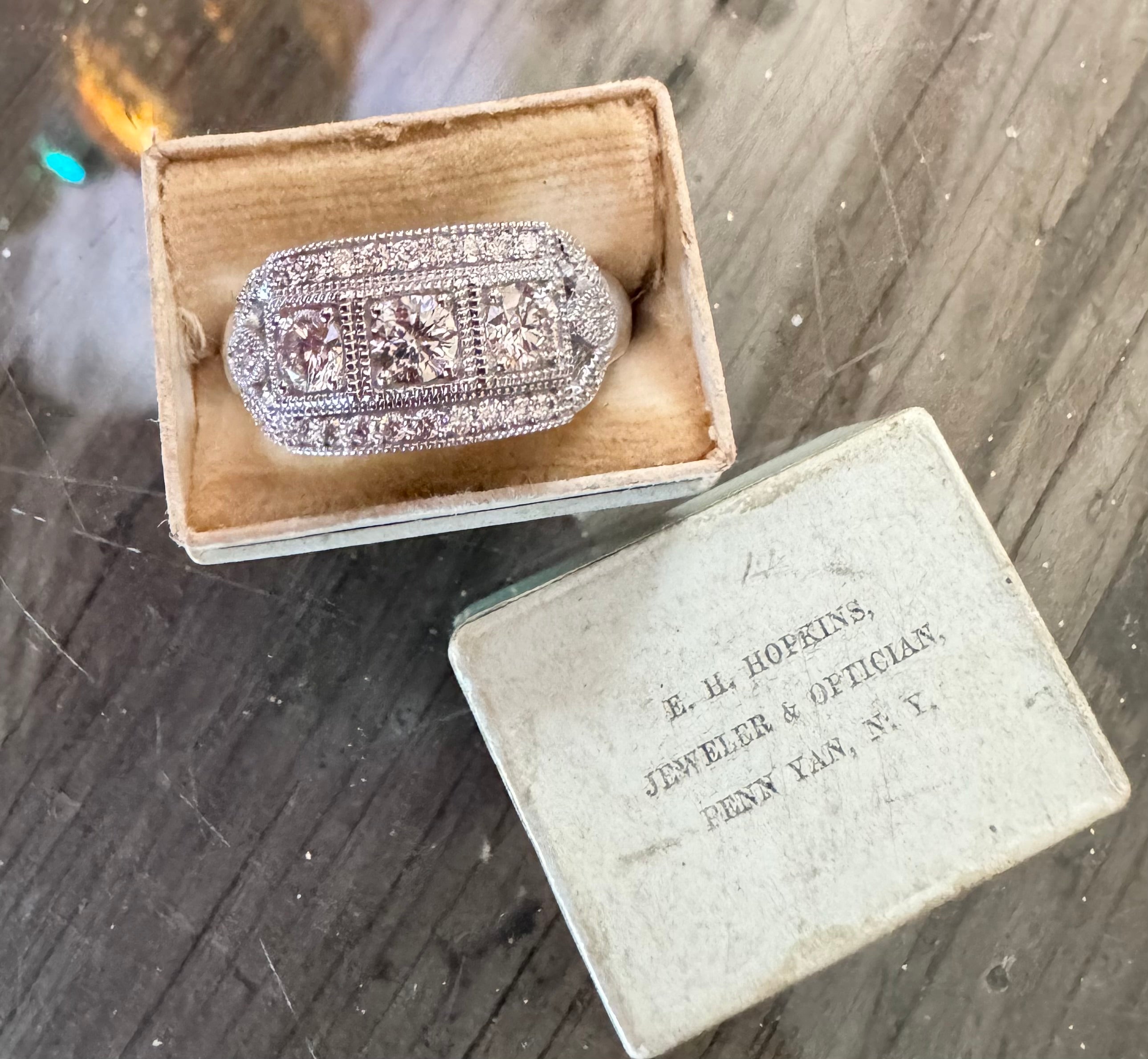 Antique Repo Diamond ring – Lilly Beck Originals